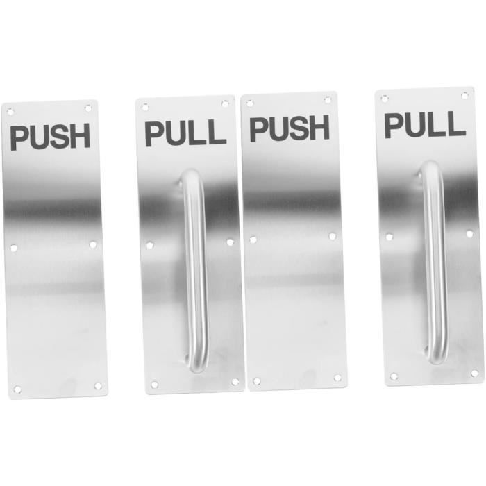 2Pcs Poignée Push-Pull Poignées De Porte Push Pull Poignée De Porte De ...