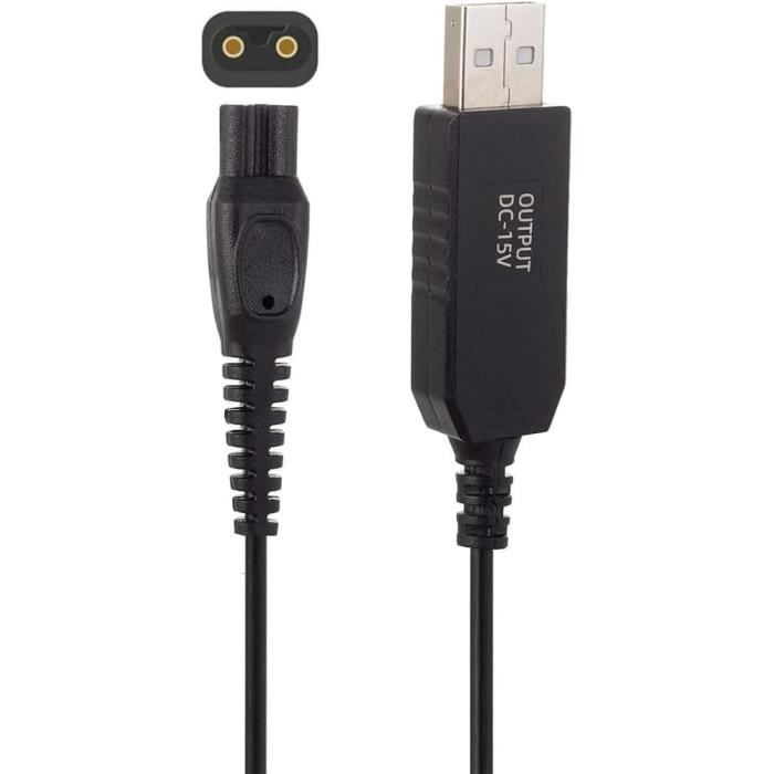 Câble De Charge 15 V Pour Rasoir Hq8505 Razor Chargers, Norelco 9700 ...