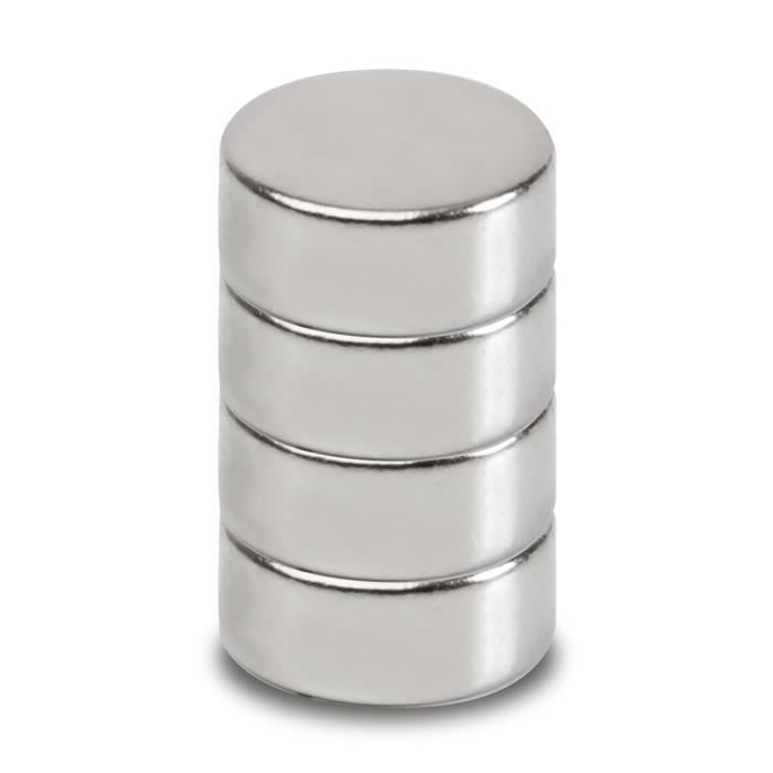 12 X 16Mm Aimants Puissants Neodyme, 50 Pièces Petit Aimant Frigo Mini ...