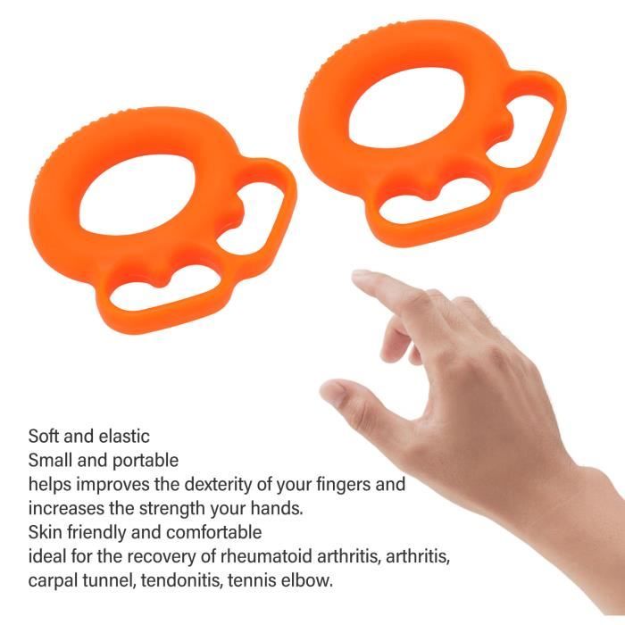 2pcs Split Finger Grip Ring Gripper Grip Ball Exercice - Cdiscount Sport