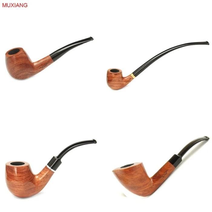 AD0003 - 16 Types Free 10 Smoking Pipe Tools Bent Rosewood Tobacco Pipe ...