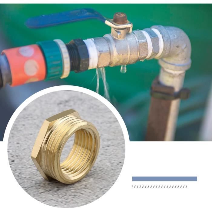 4Pcs Bush Réducteur Connecteur 3-4 Pouces Mâle Vers 1-2 Pouces Femelle Filetage Raccord De Tuyau ...