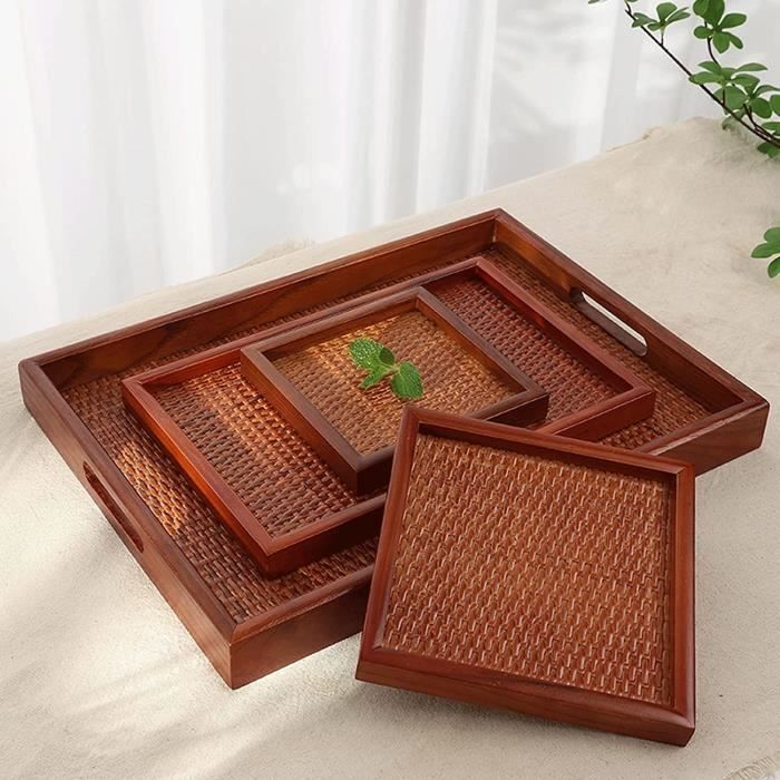 Plateaux De Service Plateau Plateau Plateau En Bois Plat Plat Plateau ...