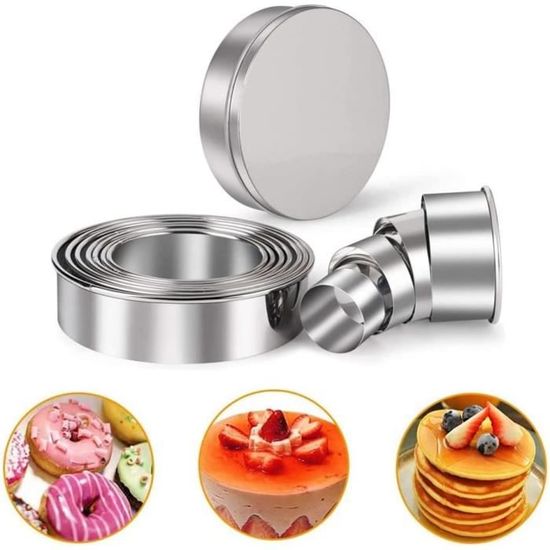 Emporte Piece Rond 11 Pcs Emporte-Pièces En Acier Inoxydable, Pour ...