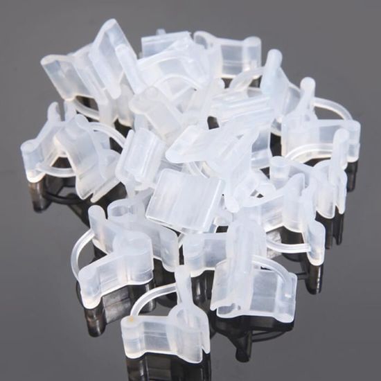 Outils de jardinage - Tuteur Plante - Mini Clips de greffage en plastique - Pack de 20 pièces ...
