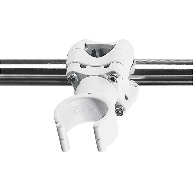 PLASTIMO Support clip pour tube - Capacité tube 40mm de diamètre - Gris ...