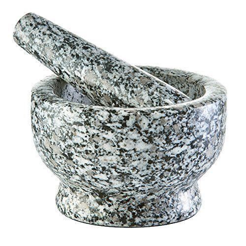Zeller 2057635 Mortier et Pilon Granite Gris 13 x 8 cm - Cdiscount Maison
