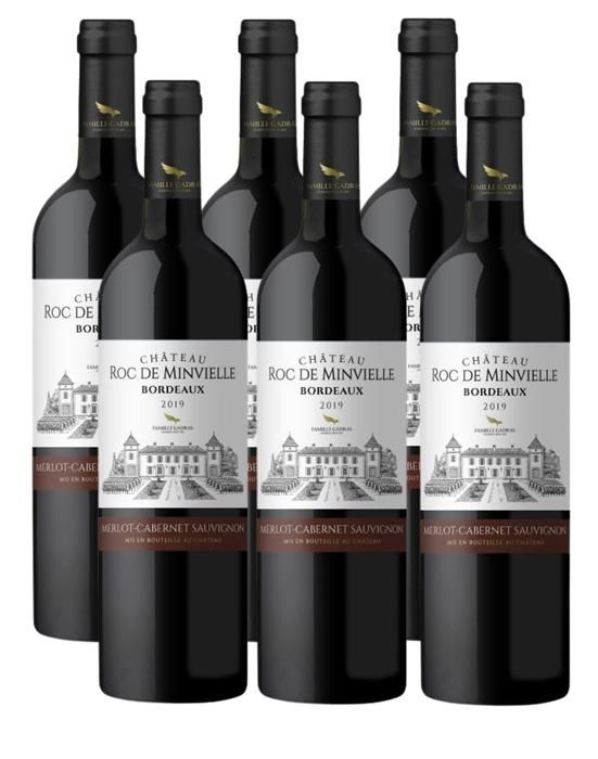 Château Roc de Minvielle 2019 Bordeaux AOC Vin Rouge 6x75CL - La cave ...
