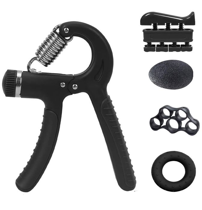 Hand Grip Musculation Avant Bras - Pack de 5,Poignet Ajustable, Étireur ...