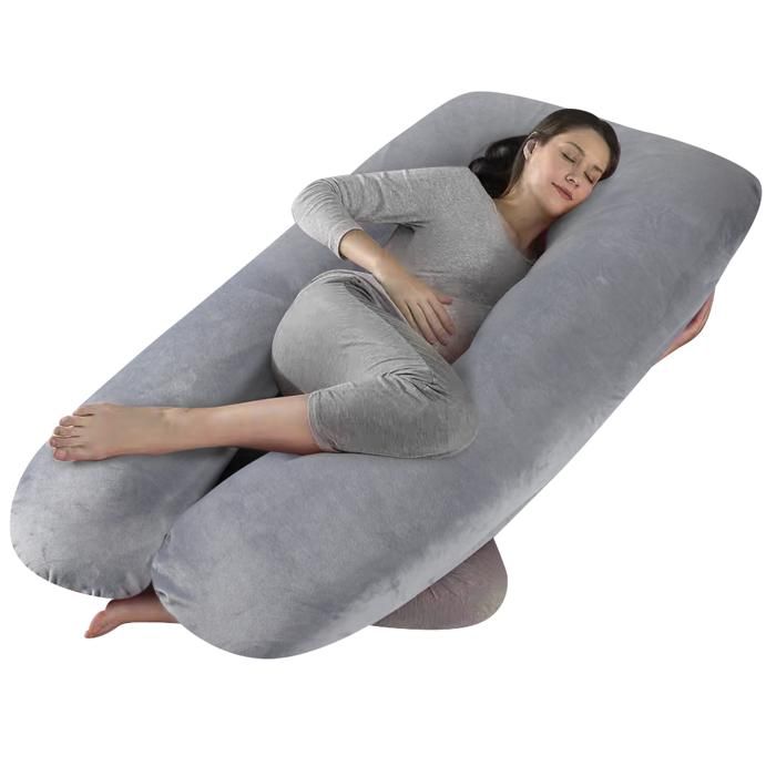 Coussin de Grossesse - Oreiller pour Femme Enceinte en Forme de U pour ...