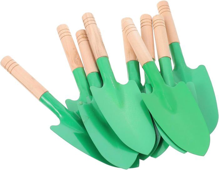 Vert 20 Pièces Pelle à Manche en Bois repiquage des pelles Pelle en ...