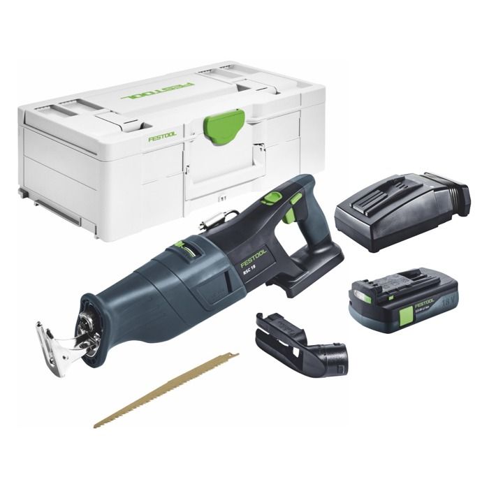 Festool RSC 18 EB-Basic Scie sabre sans fil 18 V Brushless + 1x ...