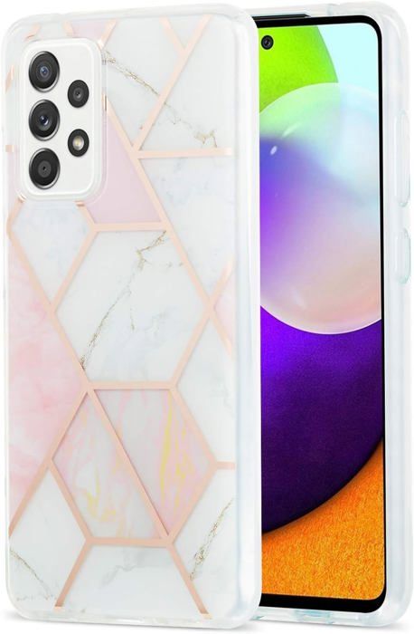 Coque Marbre pour Samsung Galaxy A52s 5G Housse étui Dos Rigide PC TPU ...