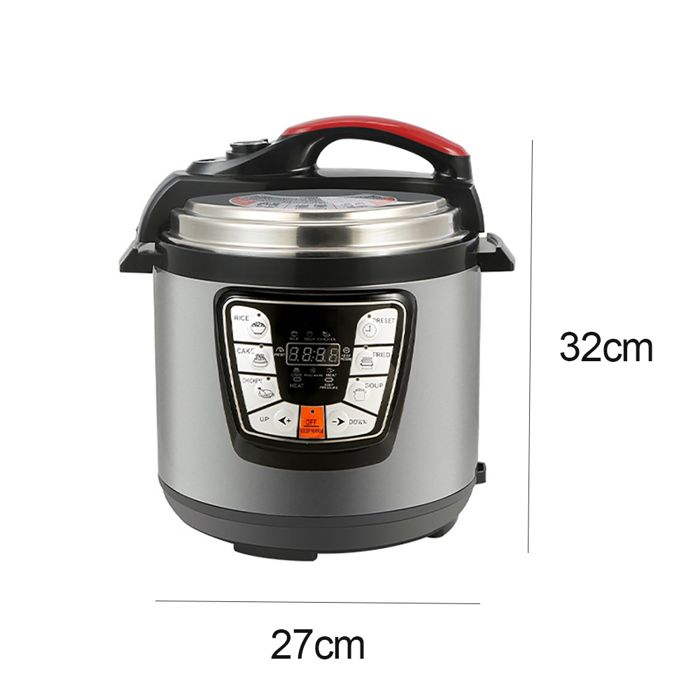 Cuiseur à riz - autocuiseur - 6L - 1000W - 12 fonctions de cuisson ...