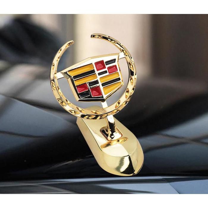 Emblème d'ornement de Capot Avant de Voiture en métal pour Cadillac ...