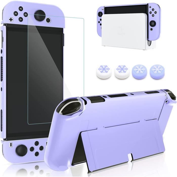 Violet-Coque De Protection Rose 6 En 1 Pour Nintendo Switch, Étui De ...