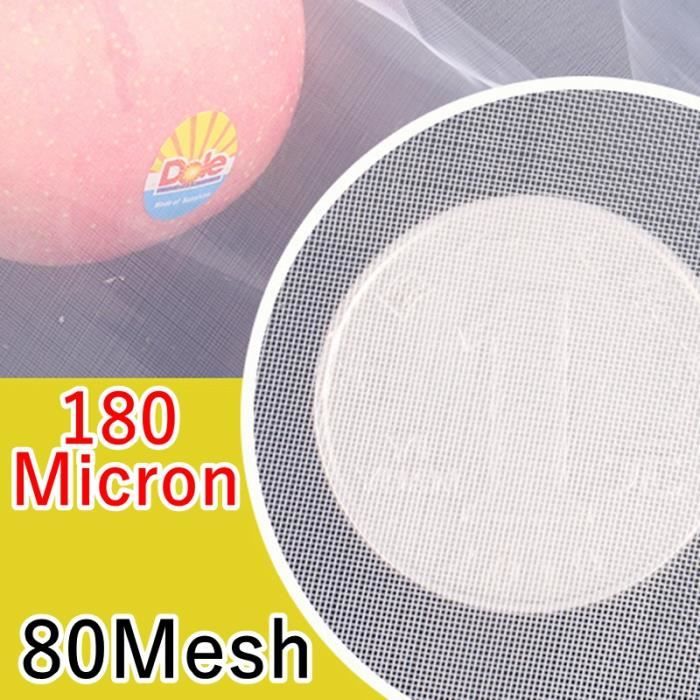 80 mailles 180 microns - 1x1 mètre - Filet filtrant en Nylon de qualité ...