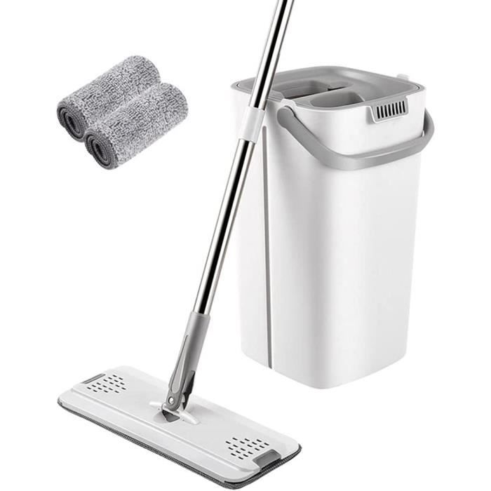 Balai Magique et Seau Essoreur Seau Auto Nettoyant à double ...