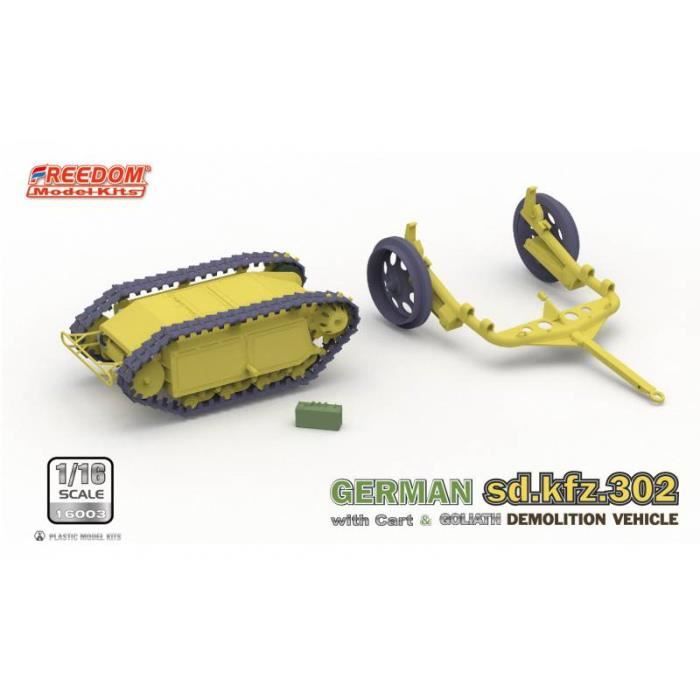 Freedom Model Kits - Maquette Sd.kfz. 302 Goliath Demolition Vehicle ...
