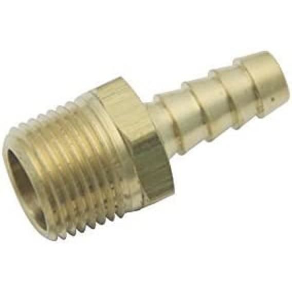 Coupleur/raccord à raccord cannelé BSP en laiton neuf 3/8"mâle BSPP x 5/16" (8mm) Tuyau ...