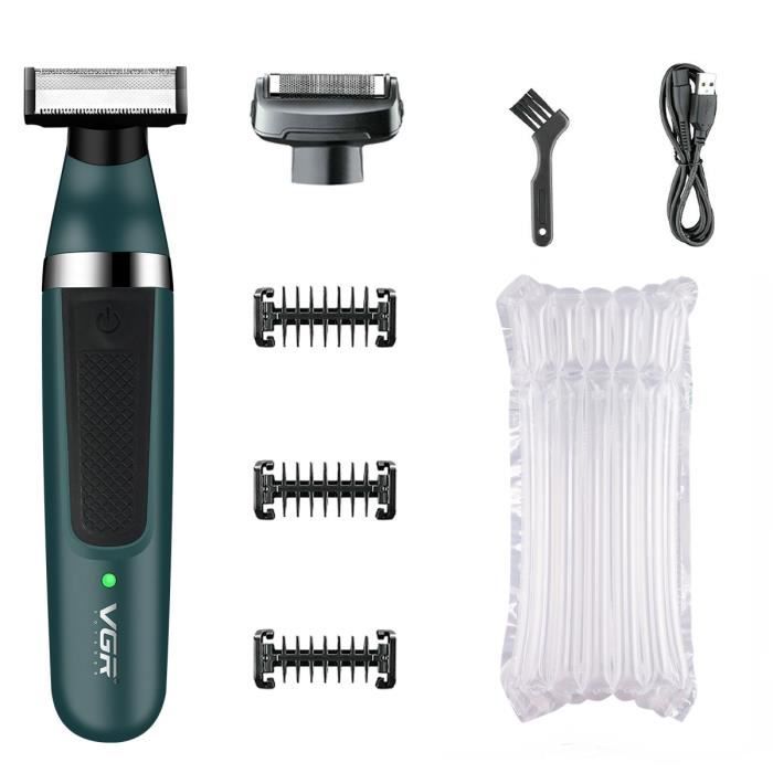 Tondeuse multi-usages,rasoir professionnel 2 en 1,Rechargeable,pour la barbe et les cheveux ...