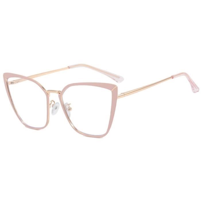 Rose clair - Dioptrie +2,25 - Lunettes De Lecture En Métal Œil De Chat ... Rose clair - Dioptrie +2,25 - Lunettes De Lecture En Métal Œil De Chat ...