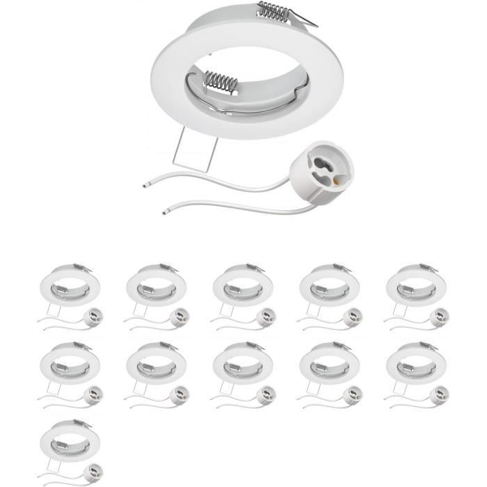 12X Cadre D'Encastrement Pour Plafond Fere Cadre D'Encastrement Blanc ...