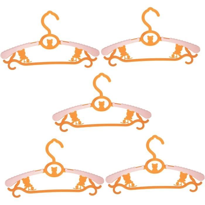 5 Pièces Cintre Pour Enfants Étendoir À Linge Cintre Junior Enfant En ...
