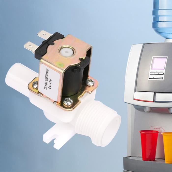 Duokon Électrovanne Electrovanne en plastique 3/4, Electrovanne 12V ...