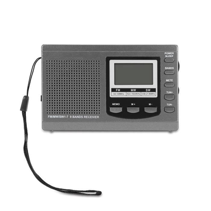 EJ.life radio AM/FM Mini radios portables récepteur FM/MW/SW avec ...