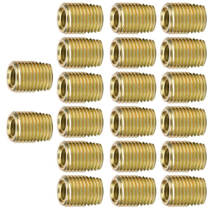 GOTOTOP Insert de filetage autotaraudeur 20Pcs Vis en Acier au Carbone à Filetage Autotaraudeur ...