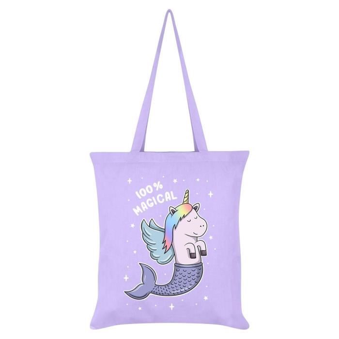 Grindstore - Sac tote MAGICAL MERMICORN Lilas Taille unique Lilas ...