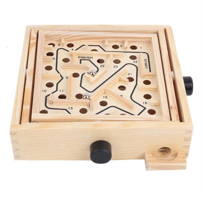Hililand Jeu de société de labyrinthe Jeu de Société Labyrinthe en Bois ...