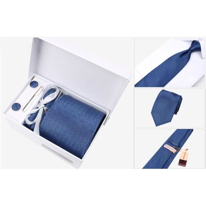 Cravate Homme coffret cadeau Mouchoir, Bouton d... - Cdiscount Prêt-à ...