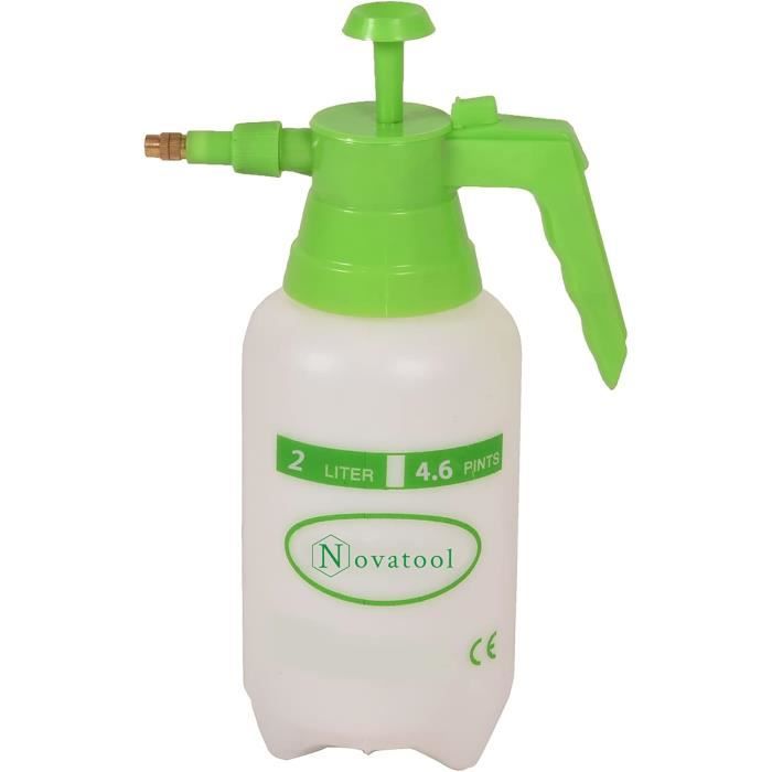 Novatool 1 pulvérisateur à pression I 2 l - Pulvérisateur à main - Accessoire de jardin - Buse ...