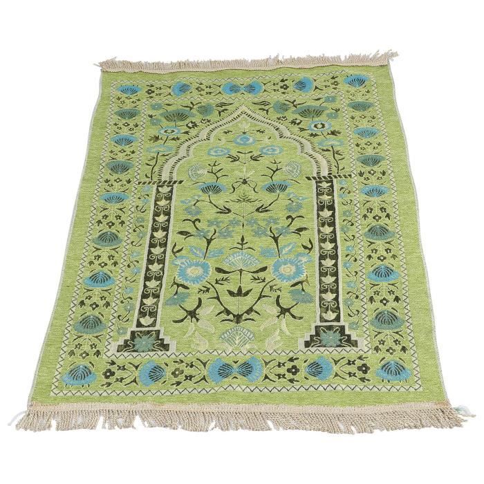 Tapis de prière Islam Tapis de prière musulman portable exquis brodé ...