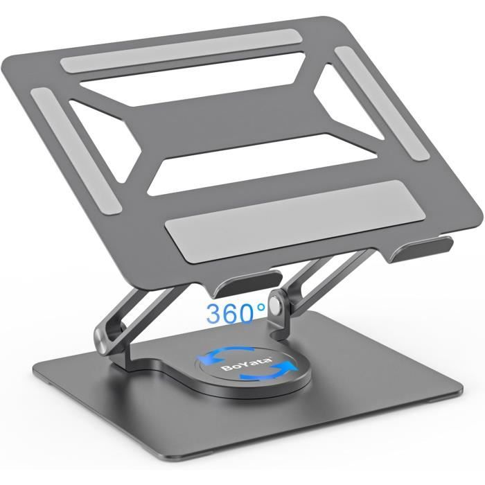 Support Ordinateur Portable Avec Base Rotative À 360 Support ...