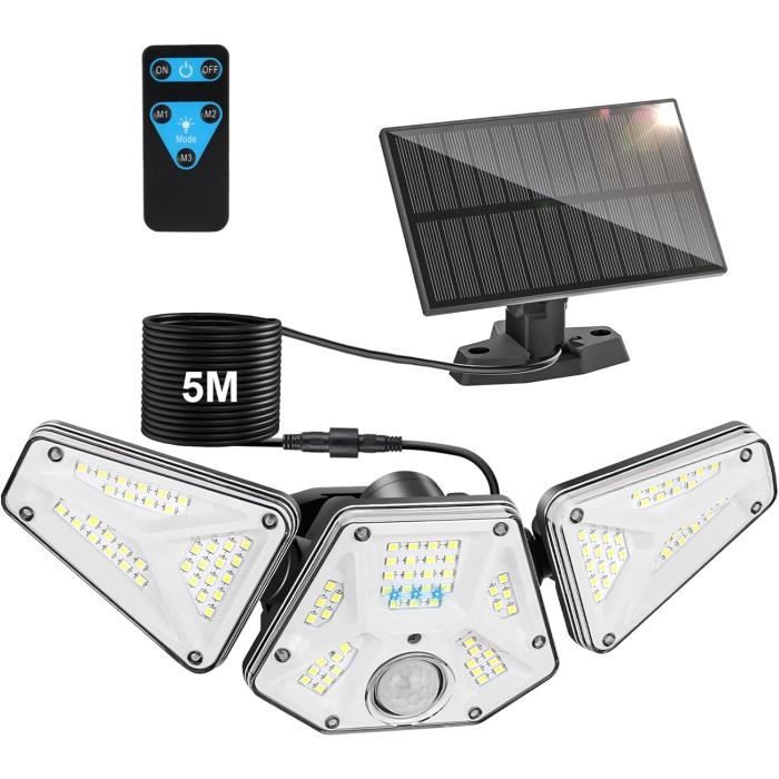 ® Lampe Solaire Exterieur Detecteur De Mouvement, Super Brillant, Éclairage Extérieur Solaire ...