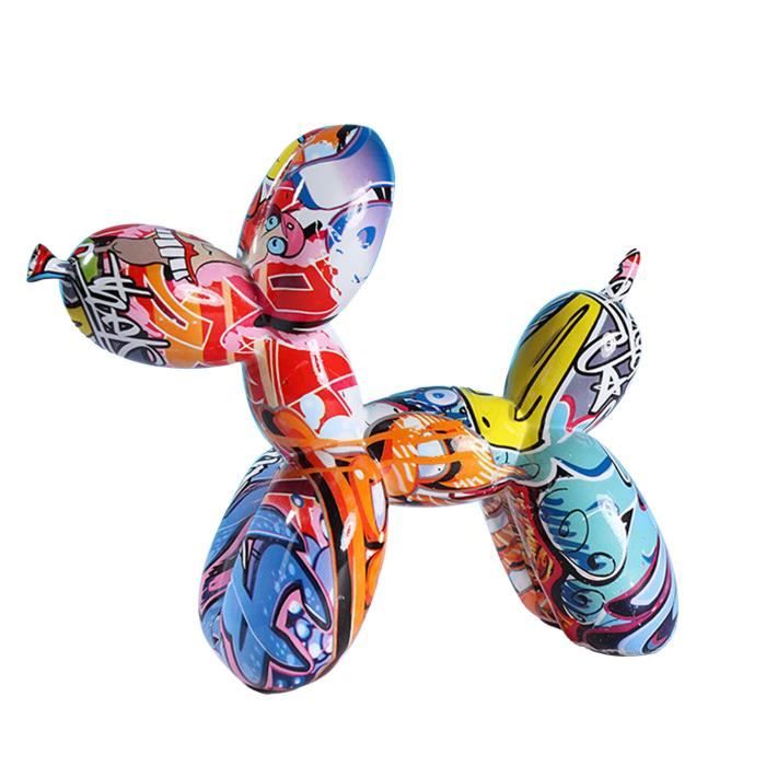Sculpture de chien en ballon Figurine créative statue de chien en ...
