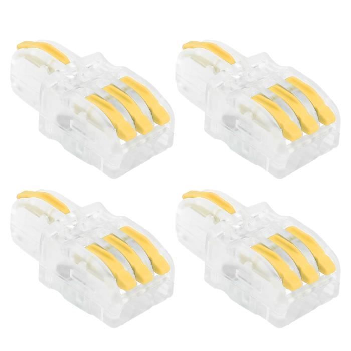 YOSOO connecteur rapide de séparateur de fil 20 pièces connecteur de fil SPL 1 en 3 sur type de ...