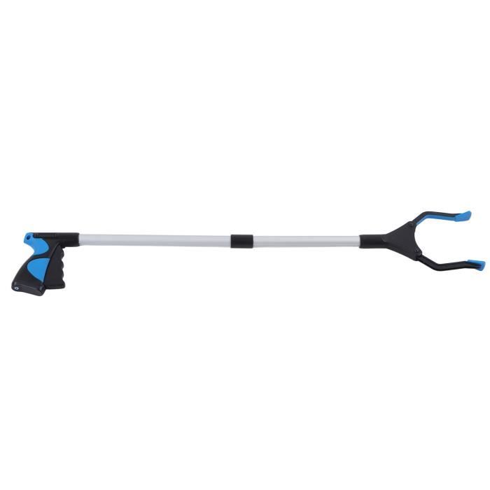 Zerone Trash Grabber, Blue Black Reacher Grabber Pickup Tool Aluminum Alloy ABS Material for ...