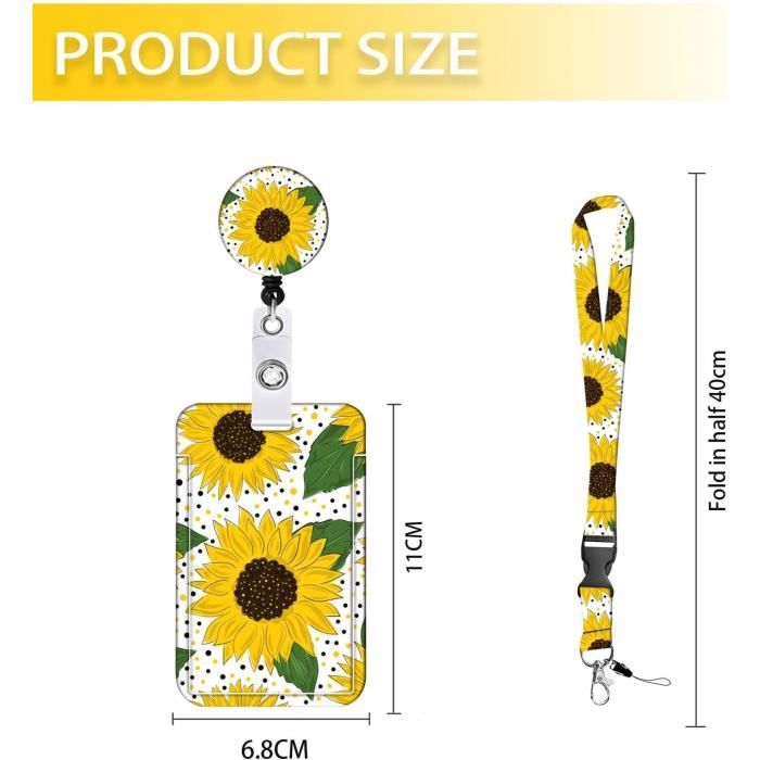 Collier Porte Carte, Porte Badge, Porte Badge Tour De Cou (motif ...