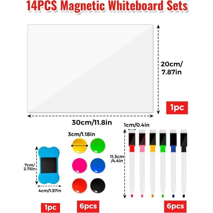 A4 Tableau Magnetique Frigo 20 * 30cm Planning Frigo Magnetique ...
