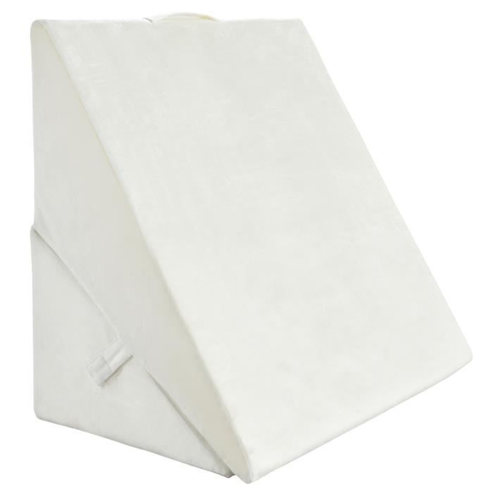 GIANTEX Oreiller Triangulaire, Coussin Réglable en Mousse à Mémoire de ...