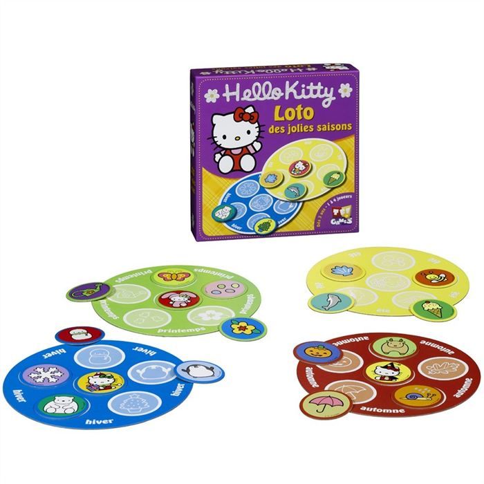 Hello Kitty Loto des jolies saisons - Cdiscount Jeux - Jouets