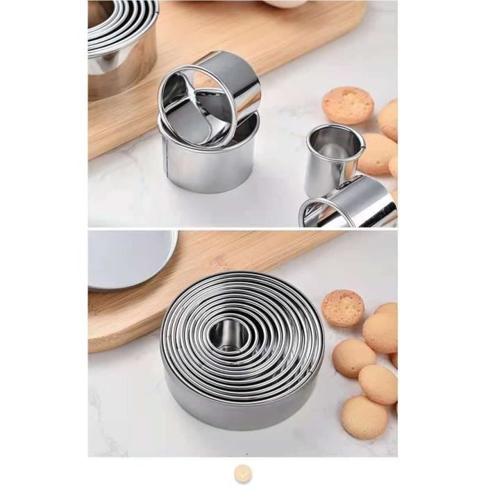 Emporte Piece Rond 11 Pcs Emporte-Pièces En Acier Inoxydable, Pour ...