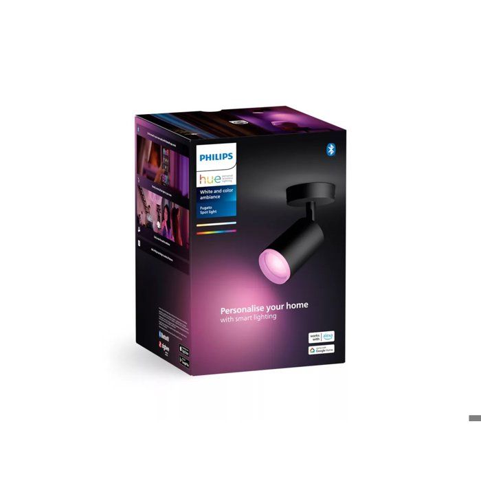 Spot lumineux - PHILIPS HUE - Fugato - Blanc et Couleurs - 25000 heures ...
