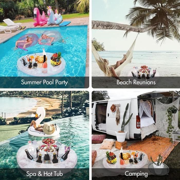 PISCINE COMPLETE - KIT PISCINE Bar Flottant pour Piscine,Plateau ...