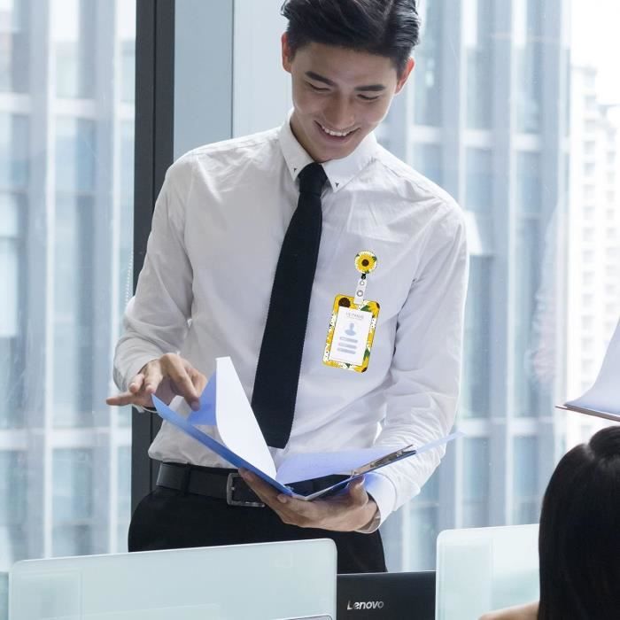 Collier Porte Carte, Porte Badge, Porte Badge Tour De Cou (motif ...