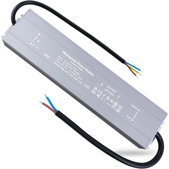 REYLAX Transformateur 220V 12V 150W Imperméable Alimentation LED ...